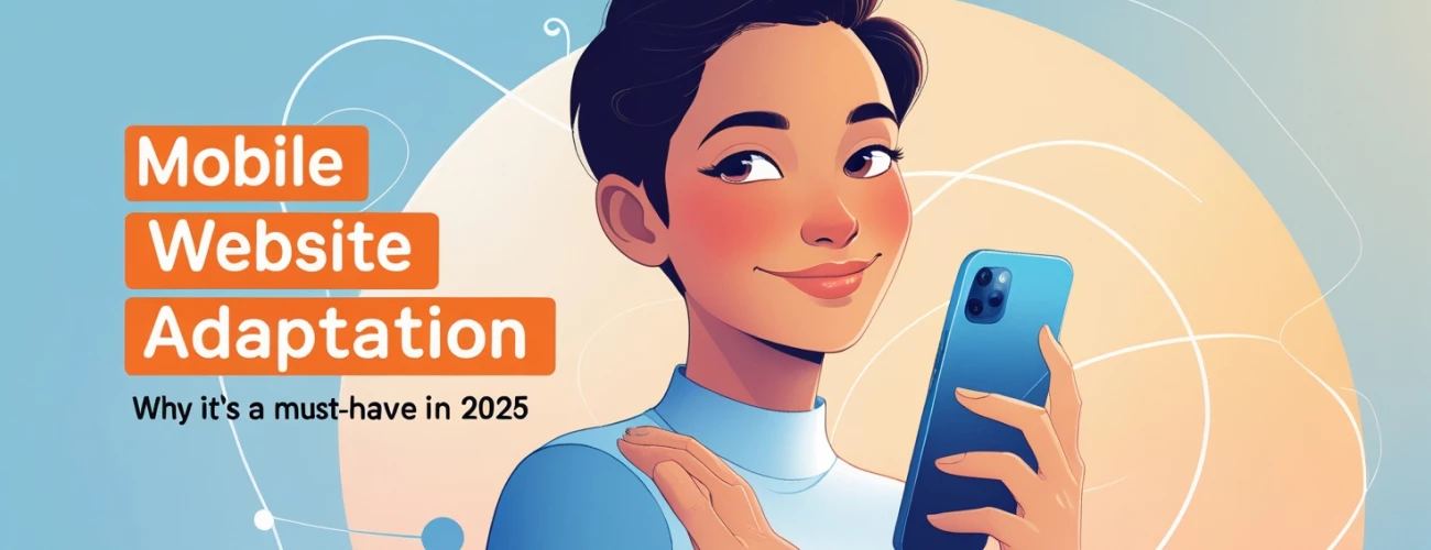 Mobile adaptation of the website in 2025