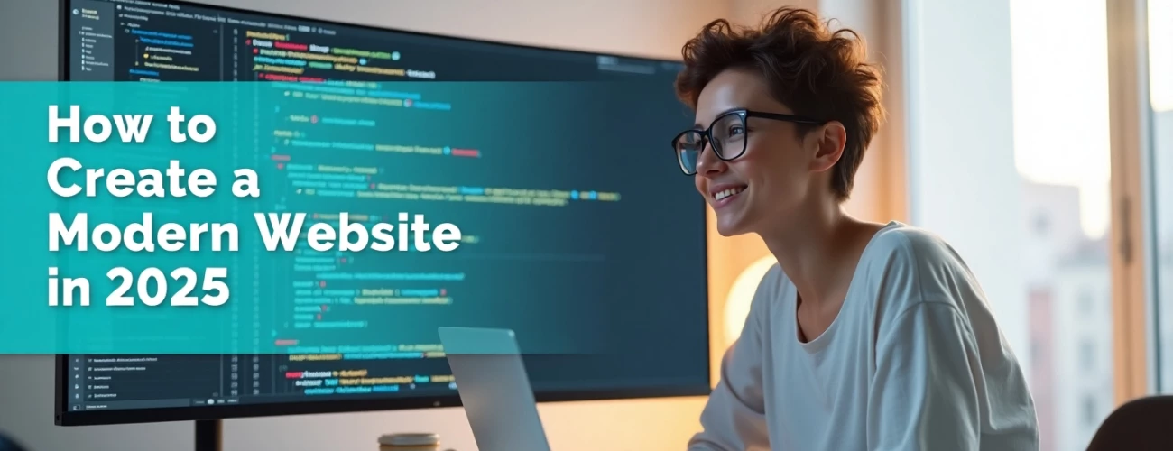 How to develop a modern website in 2025